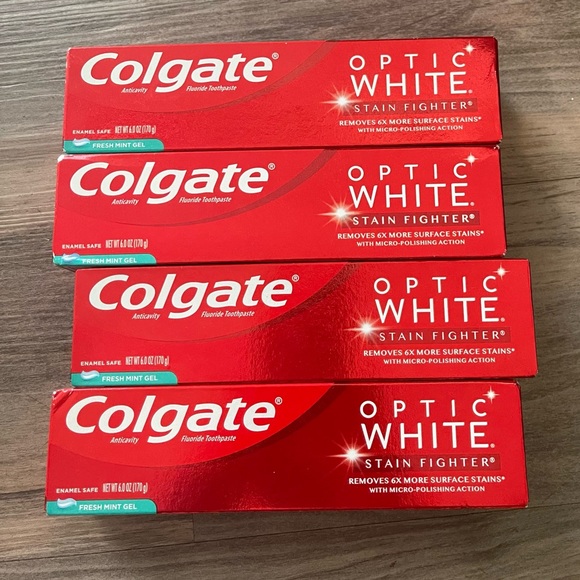 Colgate | Bath & Body | 6 If Bundledset Of 4 Colgate Optic White Stain ...